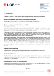 UOB - Financial Statements