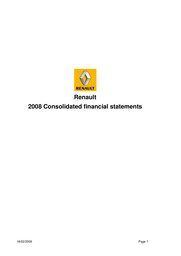 Renault - Financial Statements
