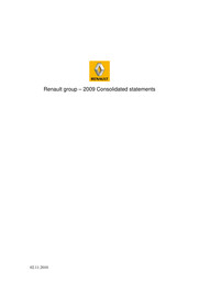 Renault - Financial Statements