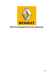 Renault - Financial Statements