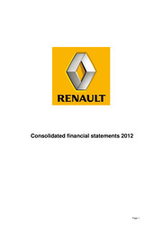 Renault - Financial Statements