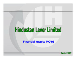 Hindustan Unilever - Financial Statements