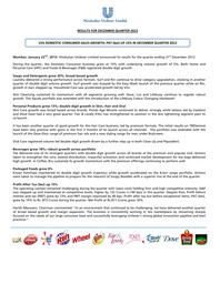 Hindustan Unilever - Financial Statements