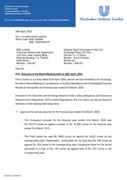 Hindustan Unilever - Financial Statements