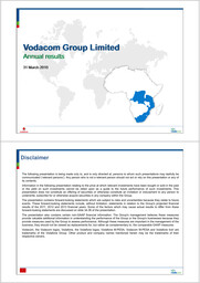 Vodacom - Financial Statements