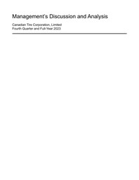 Canadian Tire - Financial Statements