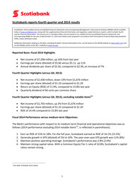 Scotiabank - Financial Statements
