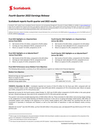 Scotiabank - Financial Statements