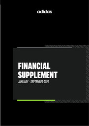 Adidas - Financial Statements