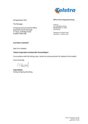 Telstra - Annual Reports