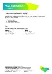 Lendlease Annual Reports