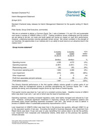Standard Chartered - Financial Statements