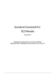 Standard Chartered - Financial Statements