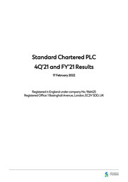 Standard Chartered - Financial Statements