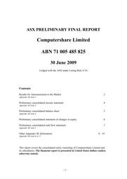 Computershare - Financial Reports