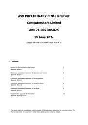 Computershare - Financial Reports