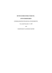 SK Hynix - Financial Statements