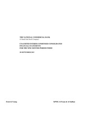 The Saudi National Bank - Financial Statements