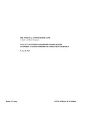 The Saudi National Bank - Financial Statements