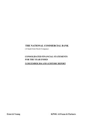 The Saudi National Bank - Financial Statements