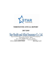 Star Health and Allied Insurance Company - Annual Reports